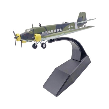 Realistic 1:144 Scale Alloy Diecast JU-52 Aircraft Model with Stand ...
