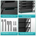 7-Compartment Wall Mounted Hanging File Organizer Cubicle Wall File ...