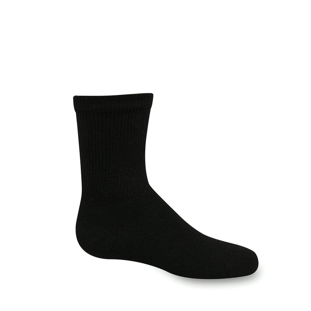 Hanes - Boys' Cushion Crew Socks, 12 + 1 Bonus Pack - Walmart.com ...