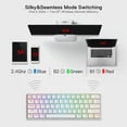 YUYAN-K530 Pro Draconic 60% Wireless RGB Mechanical Keyboard, BT/2.4Ghz ...