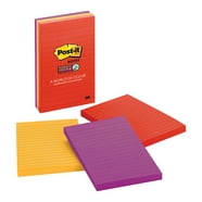 BAZIC Sticky Notes 3x3 Lined Assorted Color, (120 Sheets/Pack), 2-Pack ...