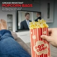 2 oz Bulk Pack of 100 Large Retro-Styled Grease-Resistant Paper Popcorn ...