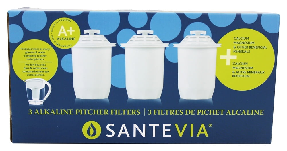 Santevia - Alkaline Pitcher Filters - 3 Pack - Walmart.com
