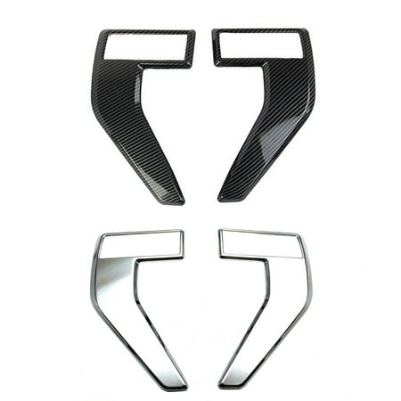 Top-Max 1 Pair Front Side Vent Trim Bezels Cover Overlay Fit for 2021 ...