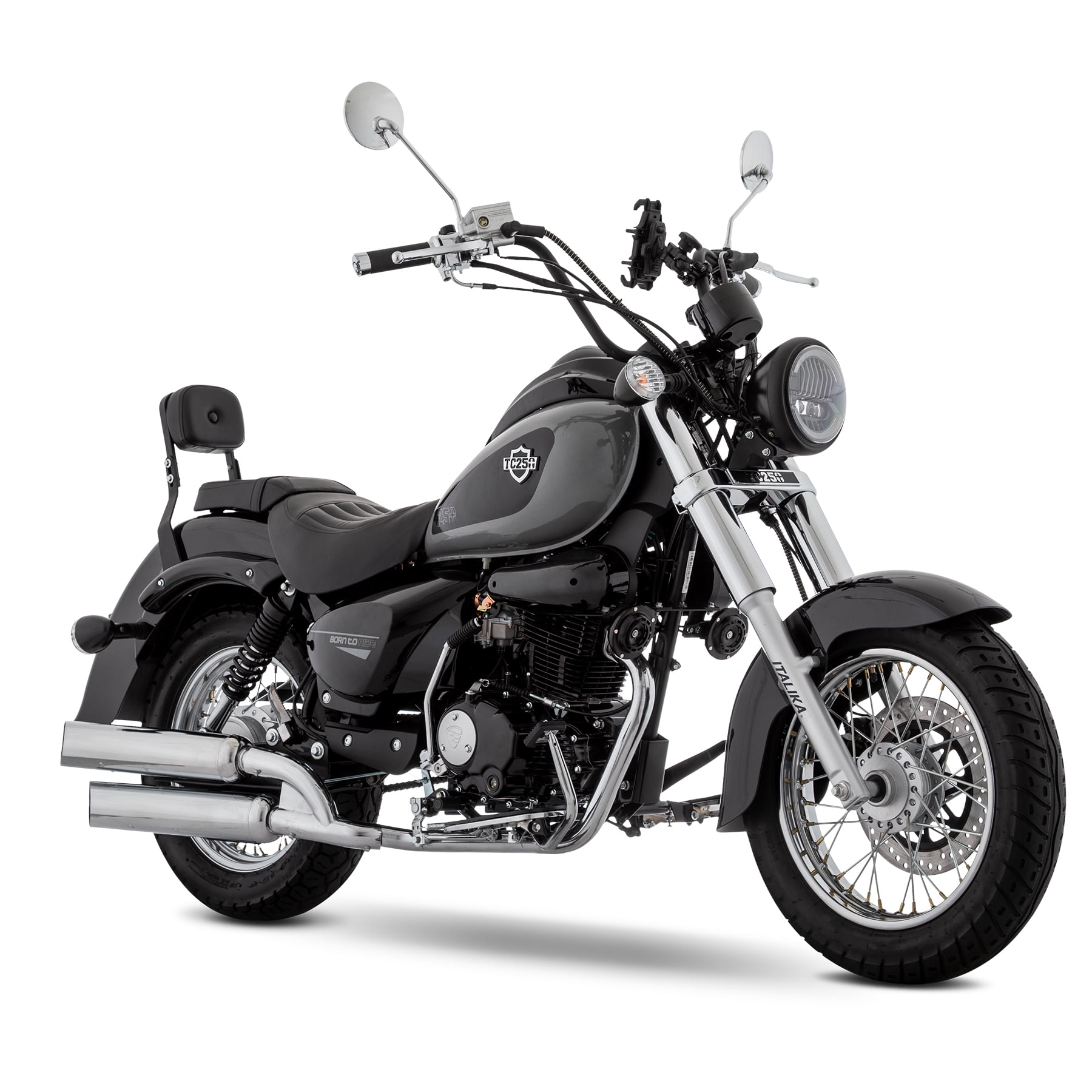 Motocicleta Chopper ITALIKA TC250 GRIS | Walmart en línea