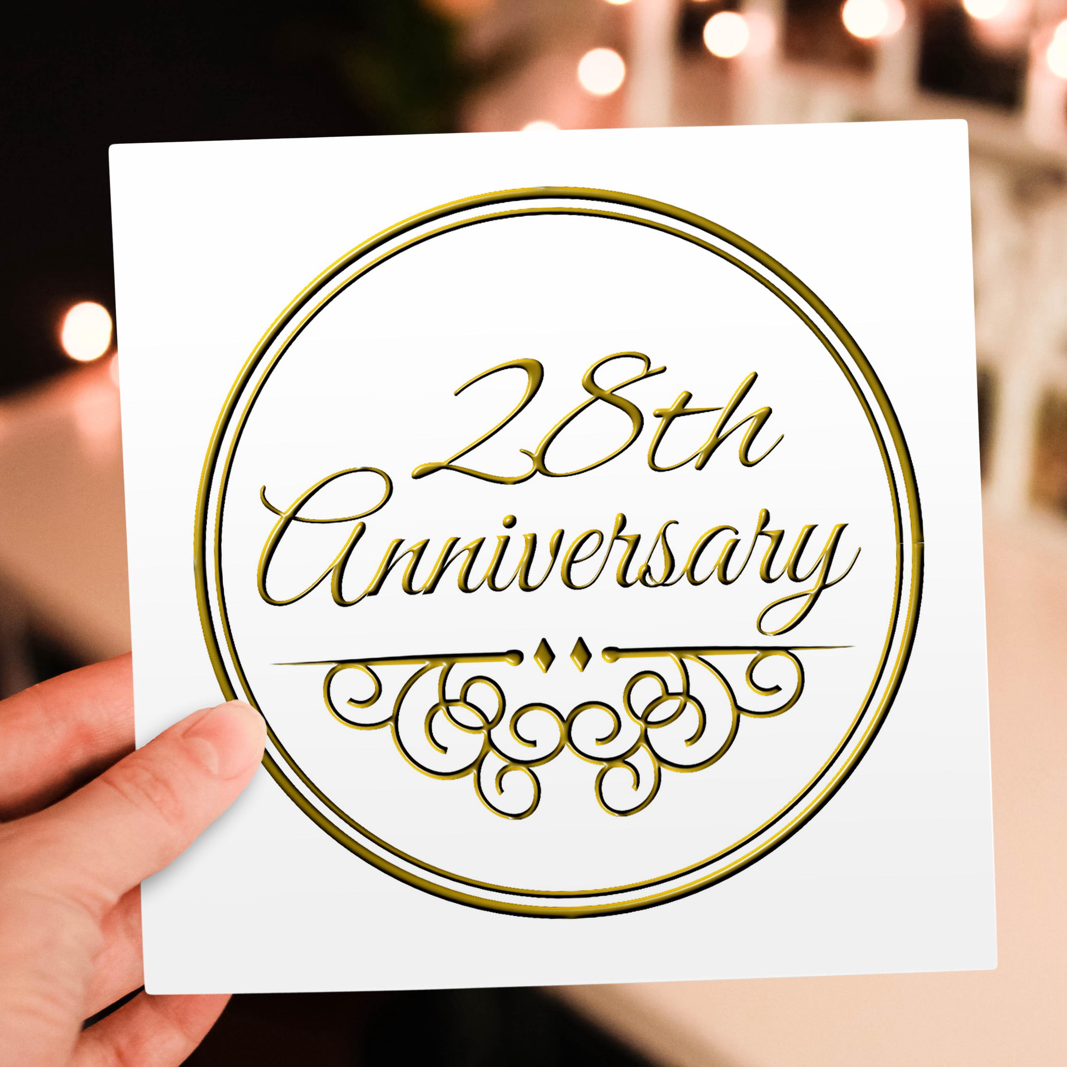 65th Wedding Anniversary Gold Text Porcelain Plate Gift 65th Wedding ...