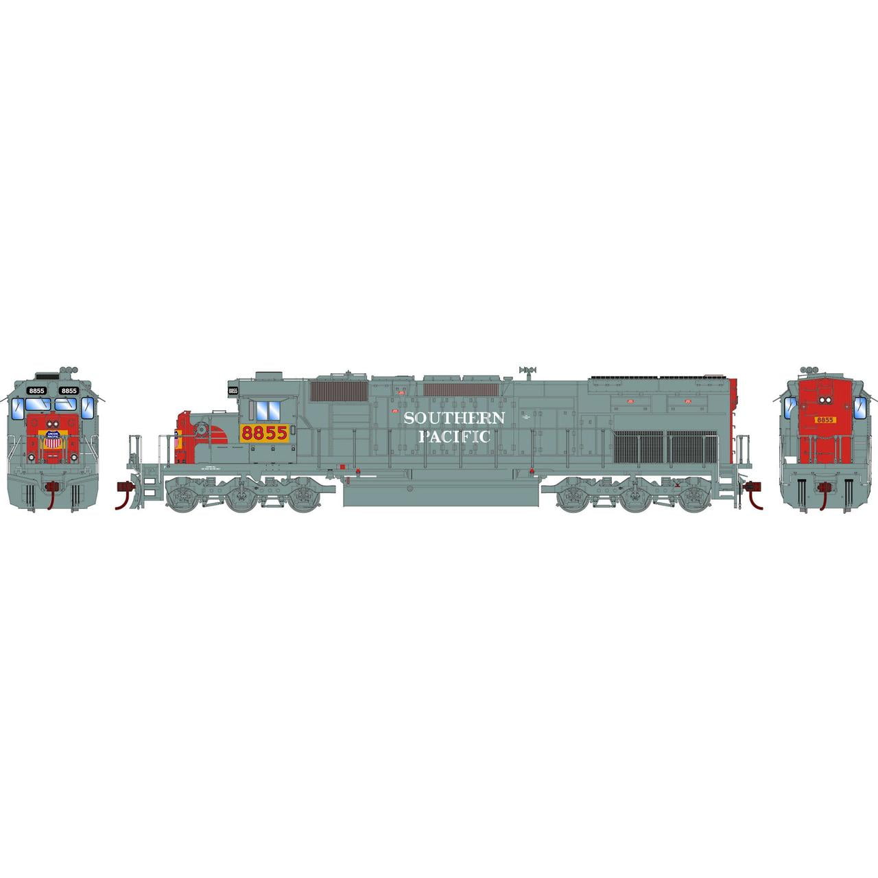 Athearn HO SD40T-2 Locomotive with DCC & Sound PFG/UP #8855 ATH71846 HO Locomotives - Walmart.com