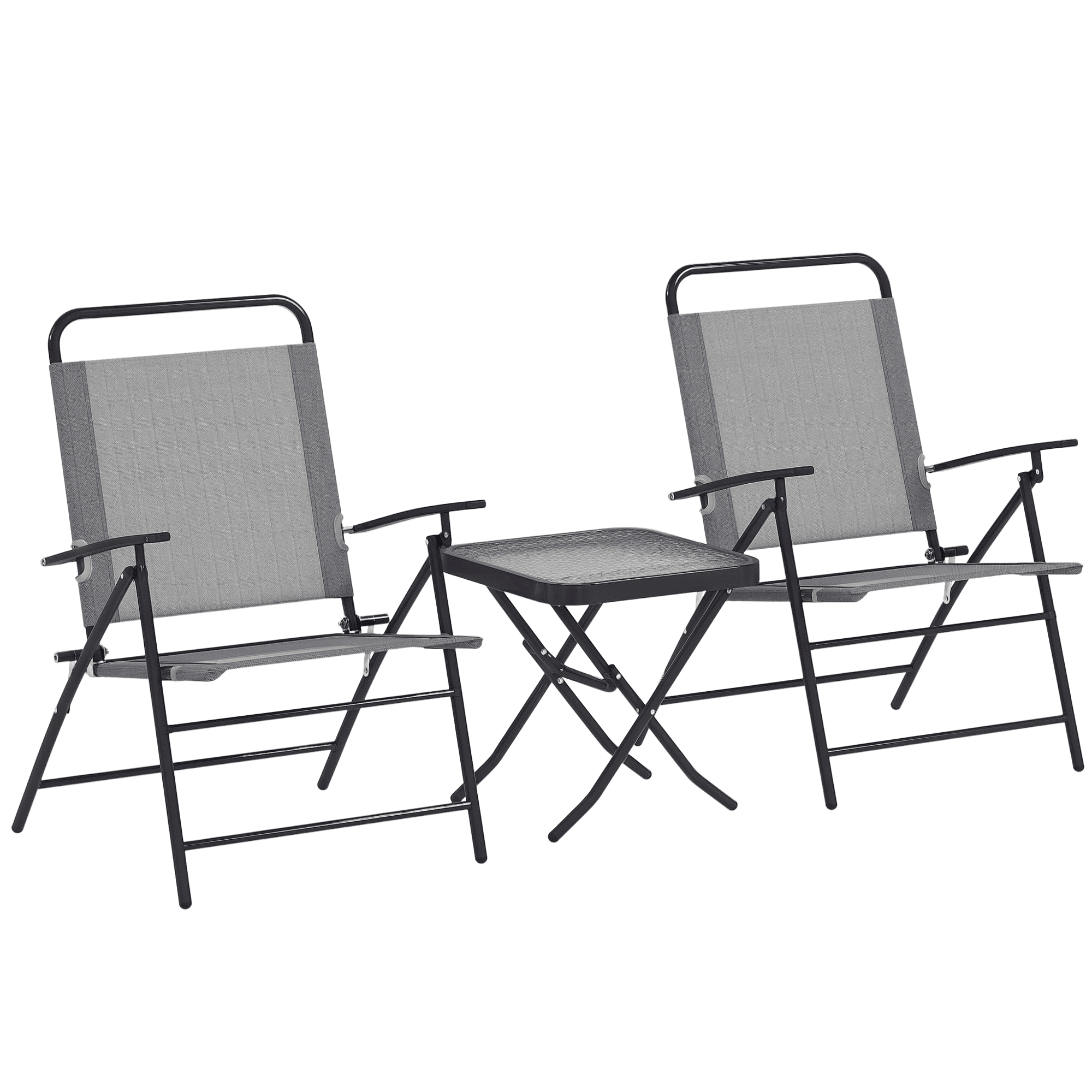 Click here for Outsunny Folding Bistro Set With Adjustable Back... prices