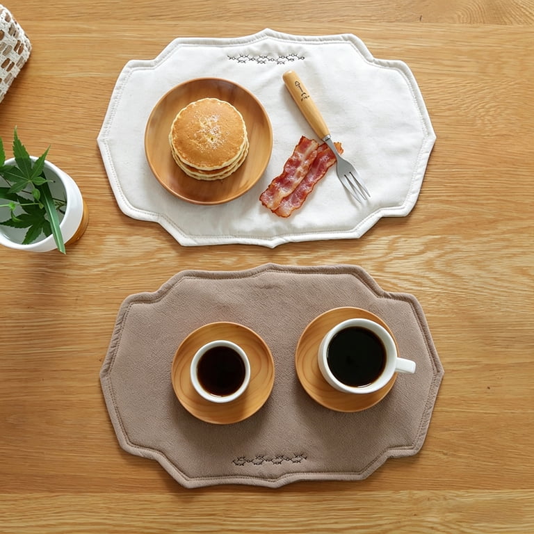 Rustic Placemat Heat Resistant Table Protector Mat Machine Washable ...