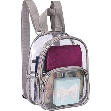 Clear Mini Backpack Stadium Approved, Water proof Transparent Mini ...