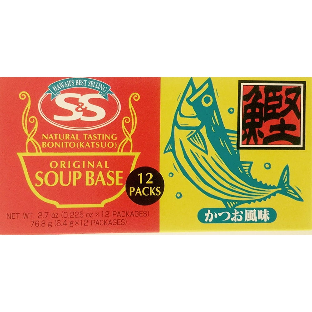 S & S Original Bonito Katsuo Instant Soup Base 2 - 12 Packs Made in ...