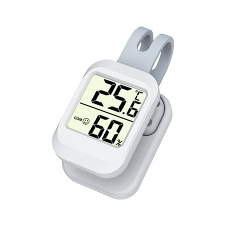 TISHITA Mini Guitar Humidifier Compact Temperature Humidity Meter Gauge ...