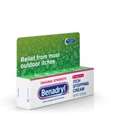 Benadryl Original Strength Itch Relief Cream, Topical Analgesic, 1 oz ...