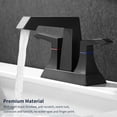 2-Handle 4-Inch Centerset Modern Deck Mounted Bathroom Sink Faucet ...