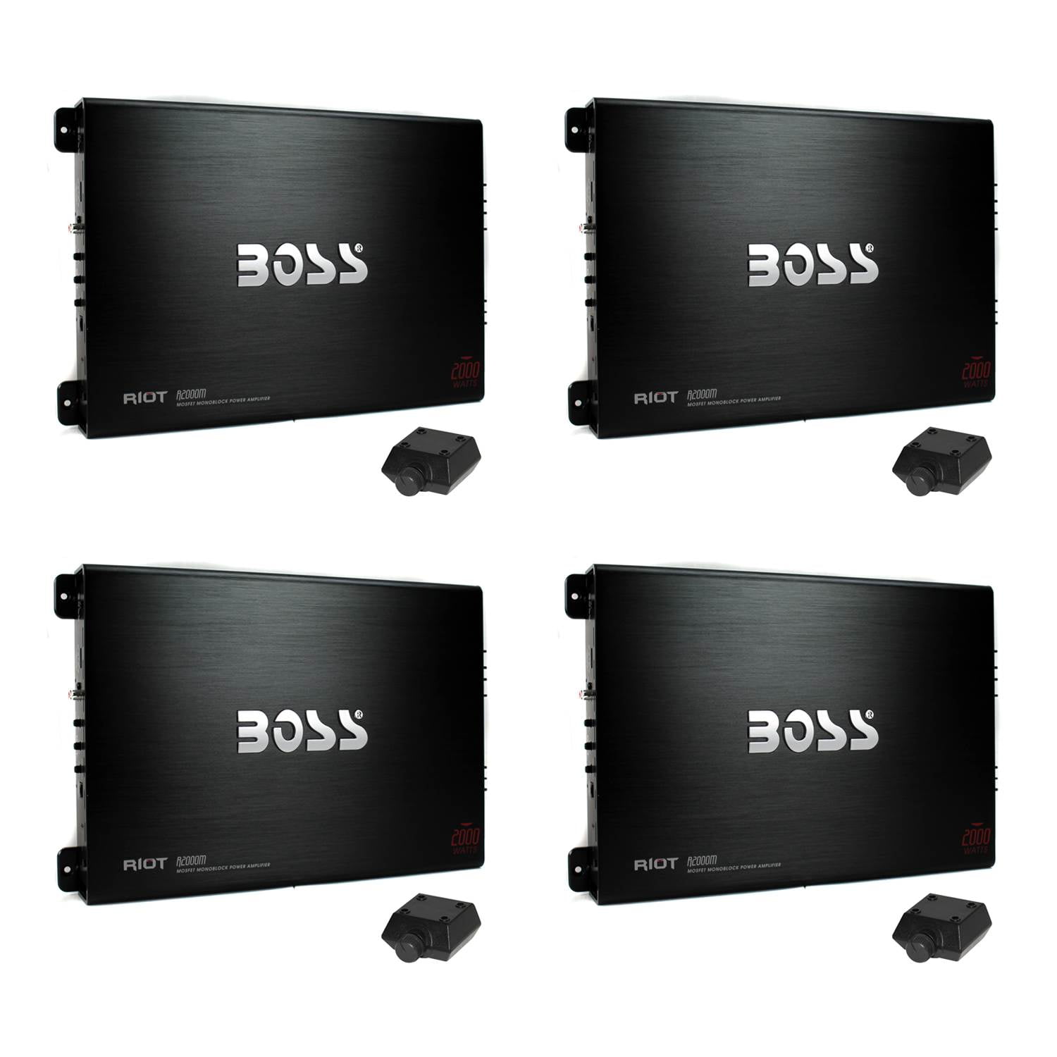 Boss Audio 2000W Riot Monoblock Car Audio MOSFET Power Amplifier Mono ...