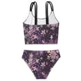 BZSMCE Swimsuit 2-Piece Tank Swimming Wear Quick Dry Bathing Suit-Pink ...