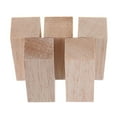 3/5Pcs Balsa Wood Dowel Rods Blocks - Hardwood Dowels - Craft Dowels ...