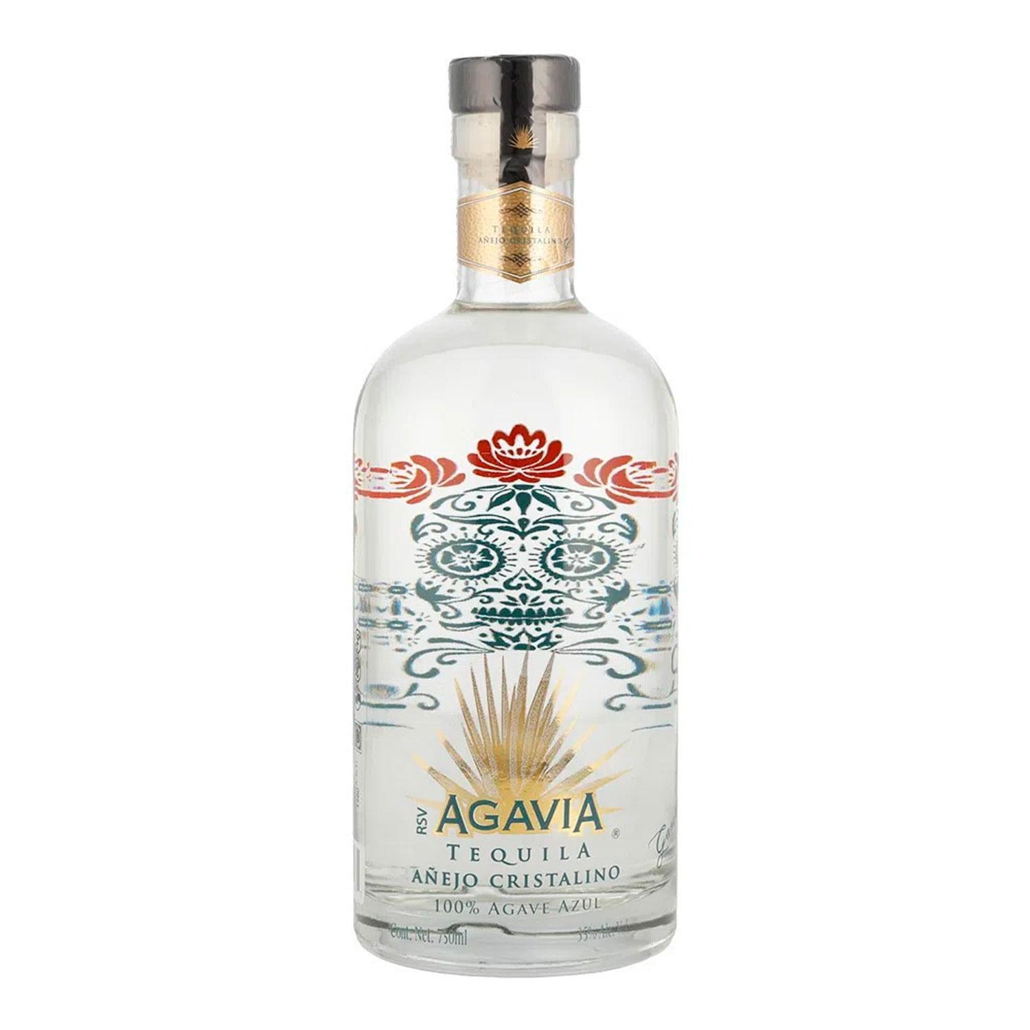Paquete de 3 Tequila Agavia Añejo Cristalino 750 ml | Bodega Aurrera en ...