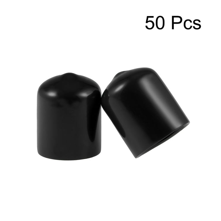 18mm ID Vinyl Thread Protectors 50 Pack 50-Pack 18mm Rubber End Caps ...