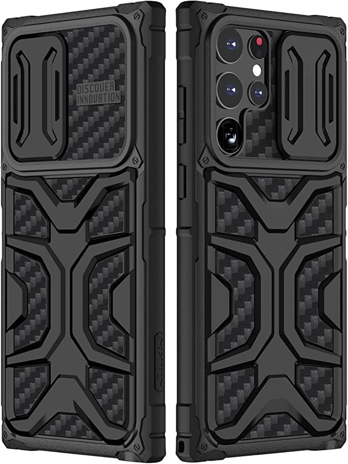 Samsung Galaxy S22 Ultra Case with Camera Cover, Military Grade Case ...