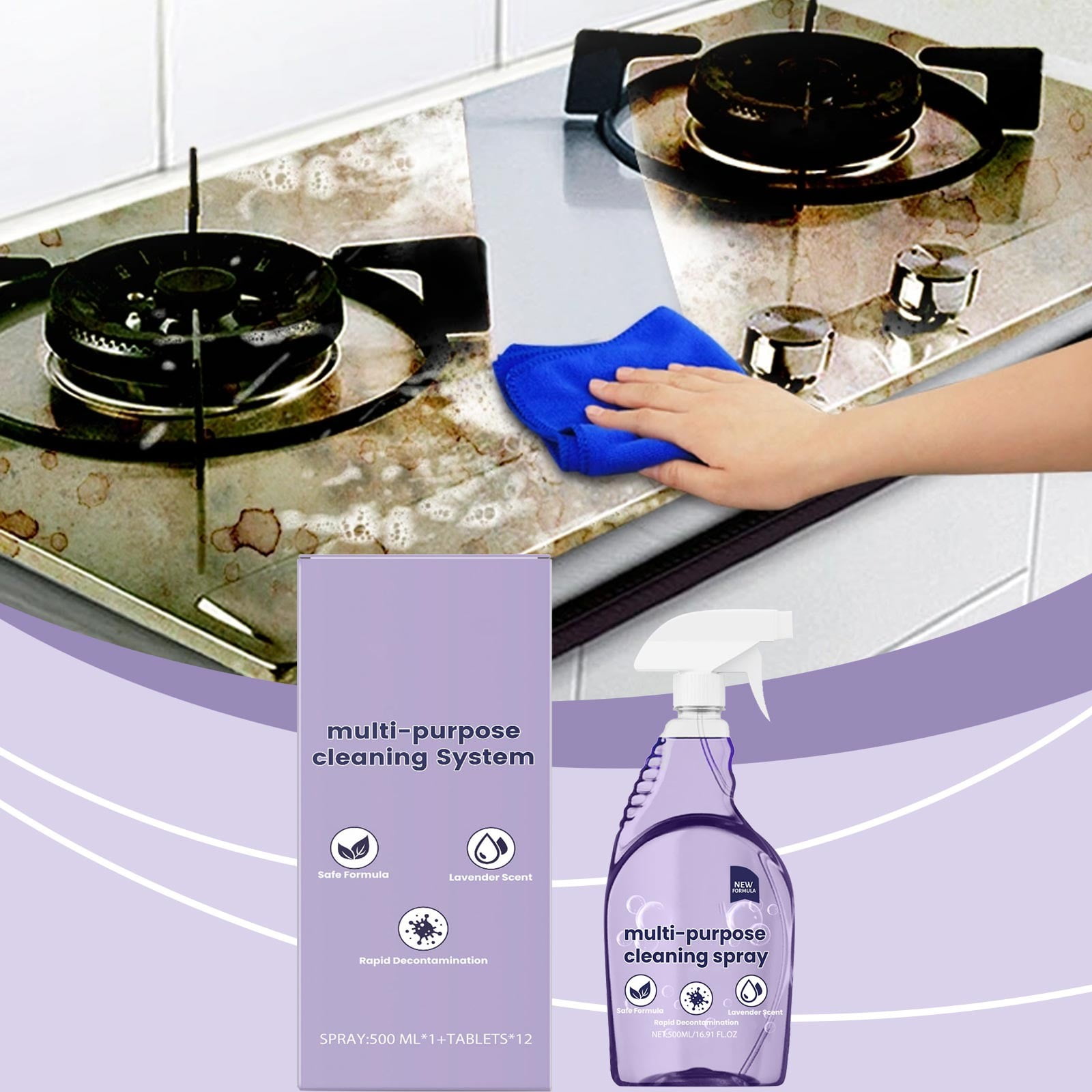 CRCMUHE Cleaning Agents Cleanlix Cleaning Spray With Concentrated ...