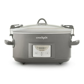 Crock-Pot 6-Quart Programmable Slow Cooker, Cook and Carry, Locking Lid ...