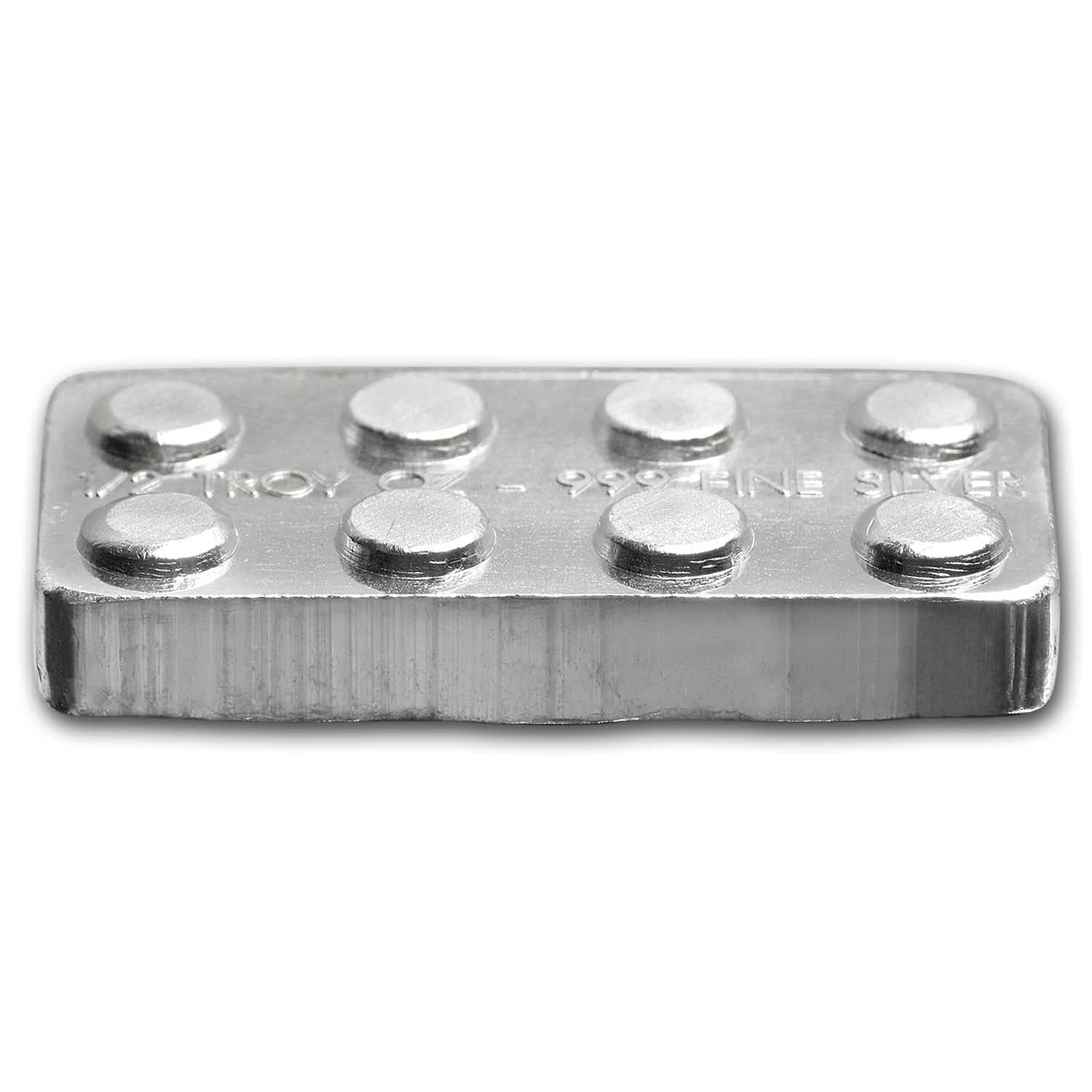 1/2 oz Silver Building Block Bars (2x4) - Walmart.com
