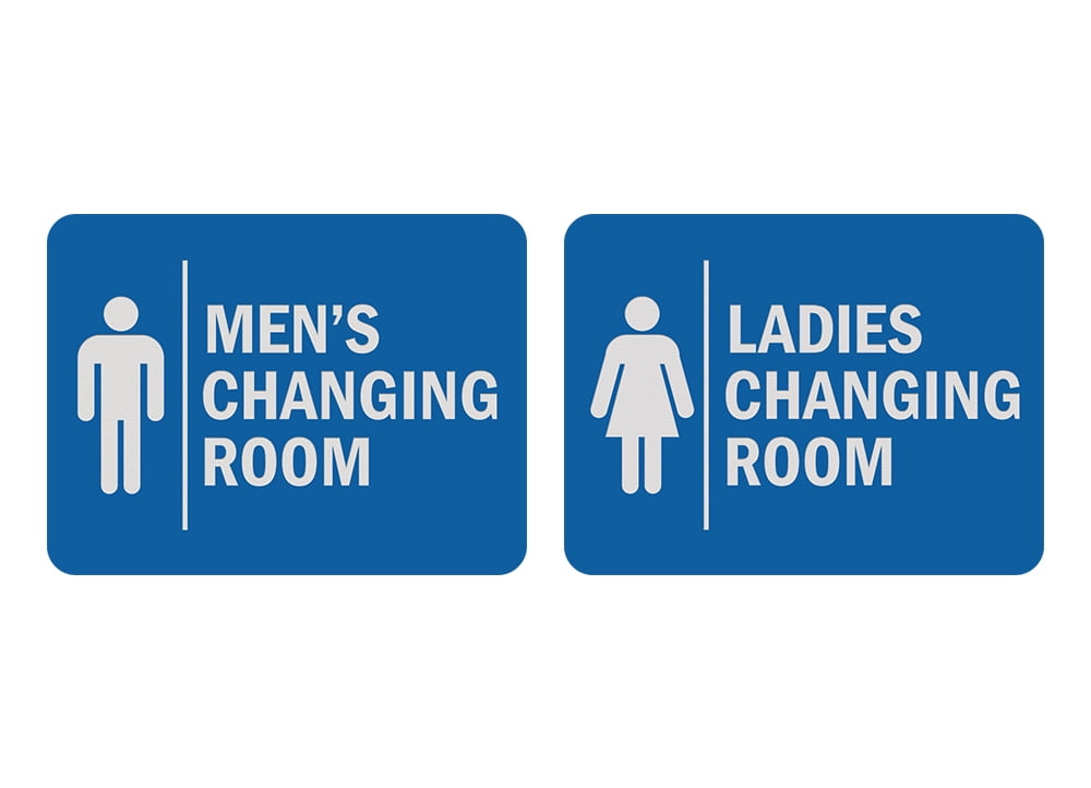 Signs ByLITA Classic Framed Men's Changing Room and Ladies Changing ...