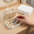 1pc Jewelry Organizer Box, 6.34.331.97In Double-Layer Multi-Functional ...