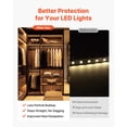 10-Pack 3.3 ft U Shape LED Aluminum Channel with Milky Cover, End Caps ...