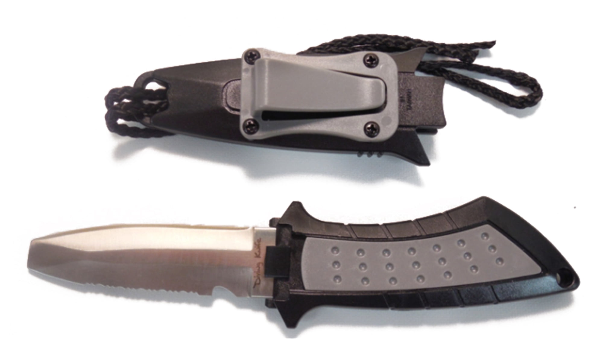Innovative Scuba Slimline BCD Blunt Steel Knife 6 Inch Gray/Black ...