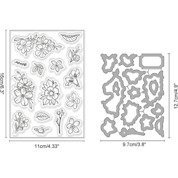 1sheet Custom PVC Plastic Clear Stamps for Scrapbooking Photo Album ...