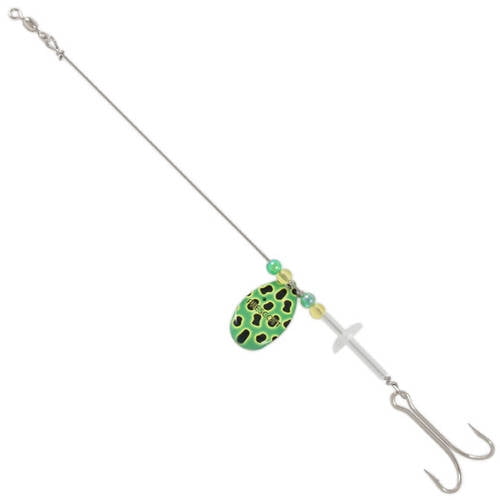 Prescott Spinner Strip-On Rig 6" Leader 1-1/4" Prescott Blade 2/0 Hook ...