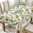 60x120in Square Printed Tablecloth Easy-Care Decorative Table Cloth for ...