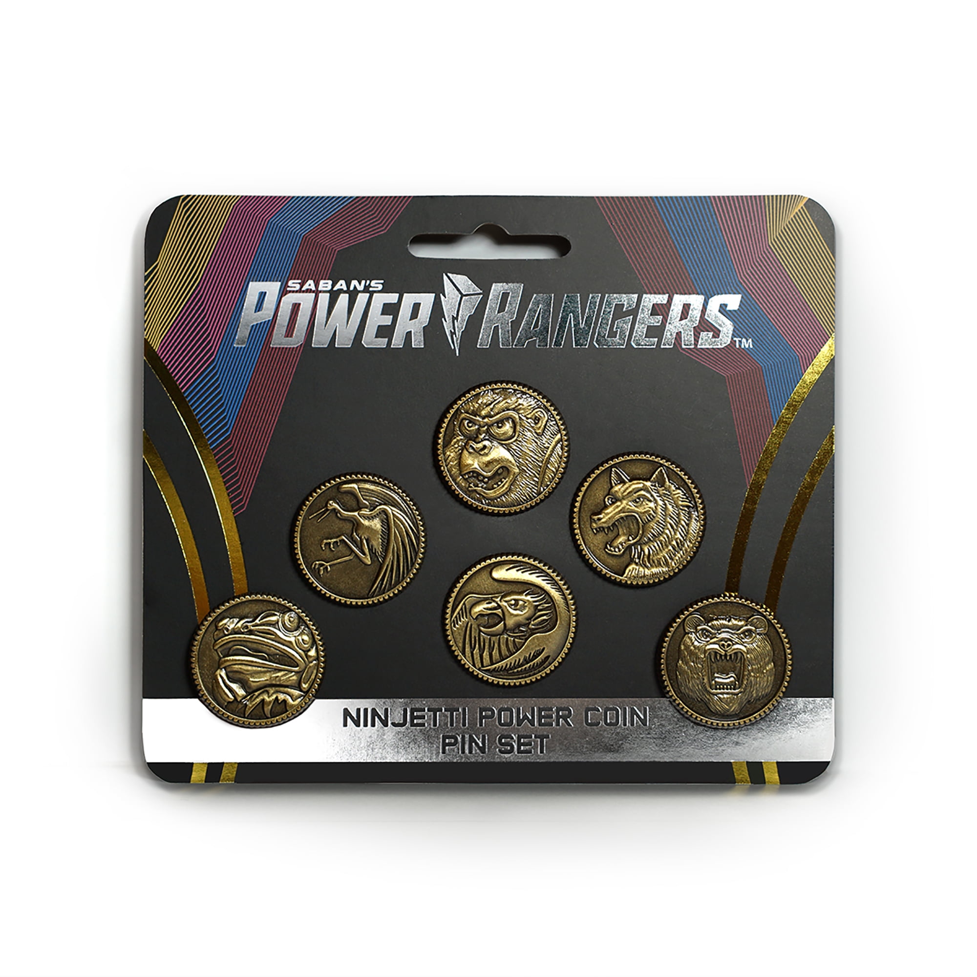 Power Rangers - Ninjetti Power Coin Pin Set - Walmart.com
