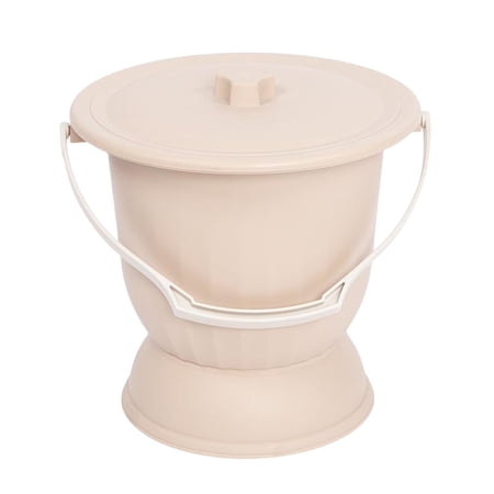 Household Chamber Pot with Lid Chamber Pot Mini Toilets Bedside Commode ...