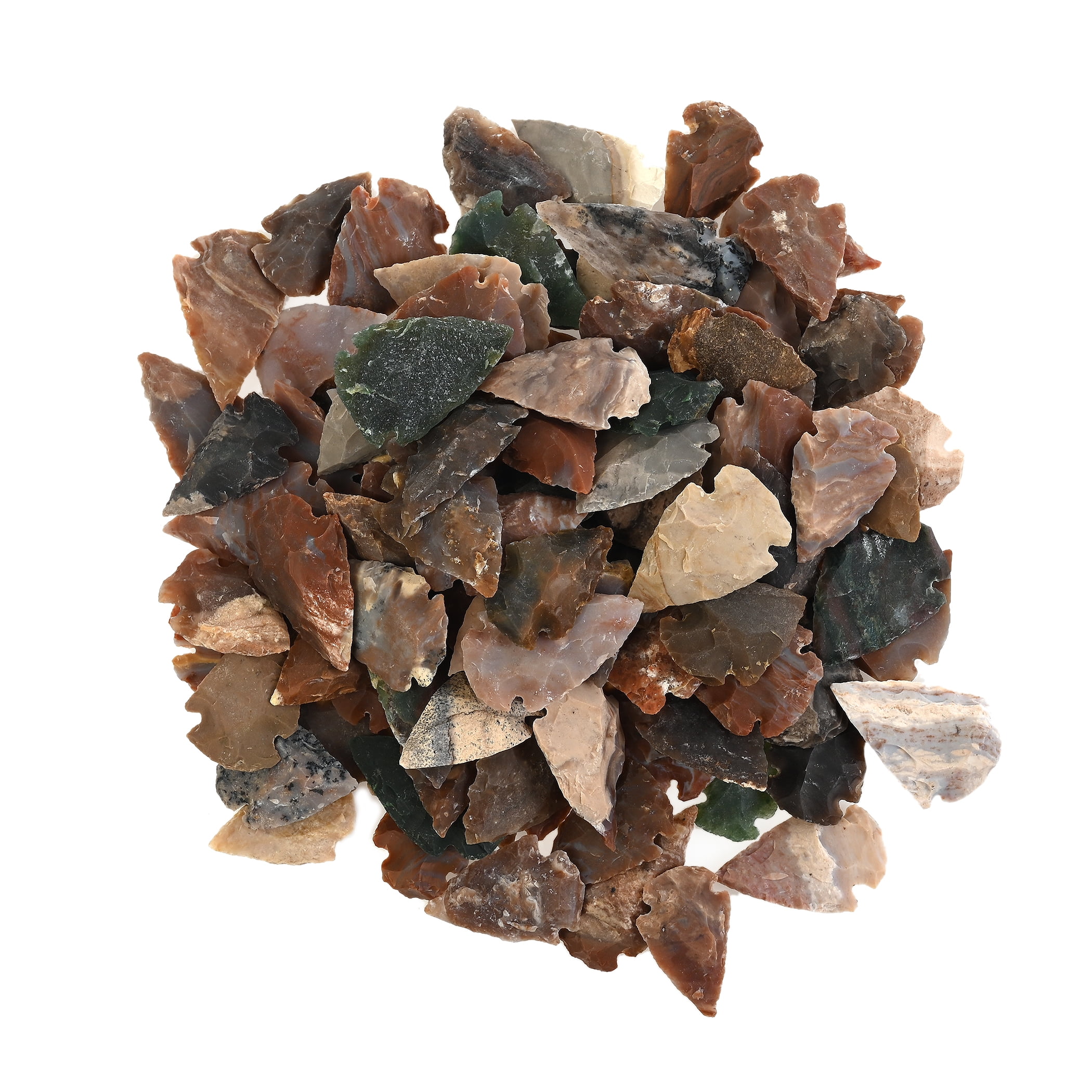 General Gemstone Agate Arrowheads, 1/2" to 1" - Pack of 100 - Black ...