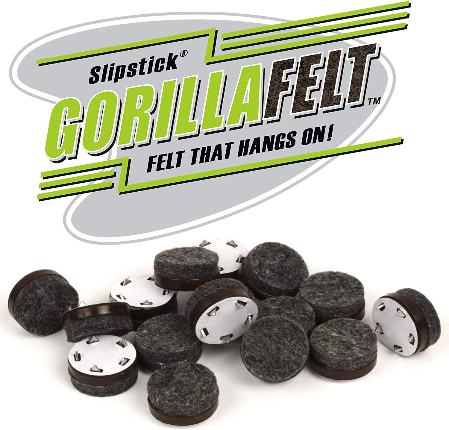 Round Winfred 50 PCS Furniture Felt Pads 21mm Felt Slides Pads Chair ...