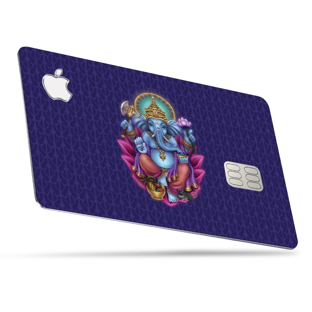 Skin Decal Wrap Compatible With Apple Card Sticker Design Ganesha ...