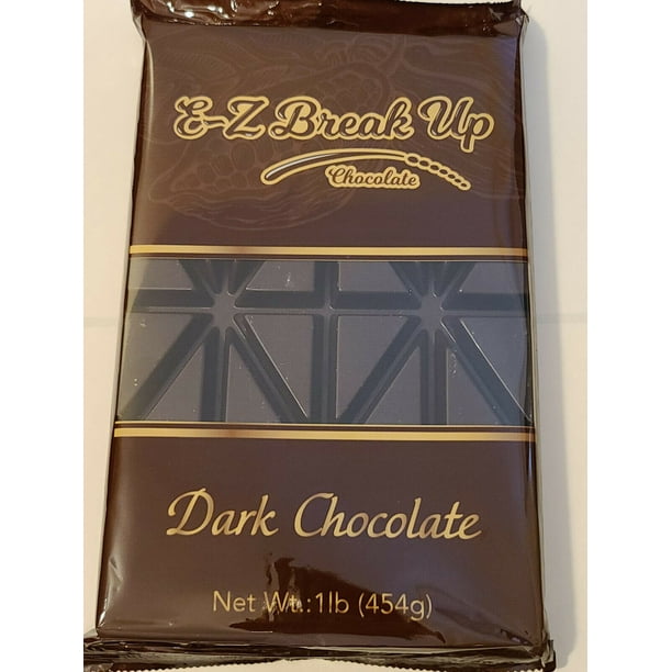 E-Z Break Up Chocolate - 1 Pack 1 LB (Dark Chocolate) - Walmart.com