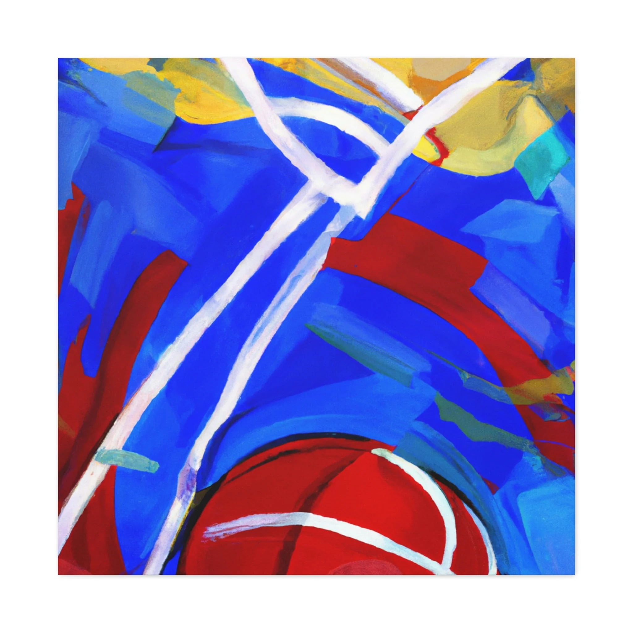 Basketball: In Color - Canvas - Walmart.com