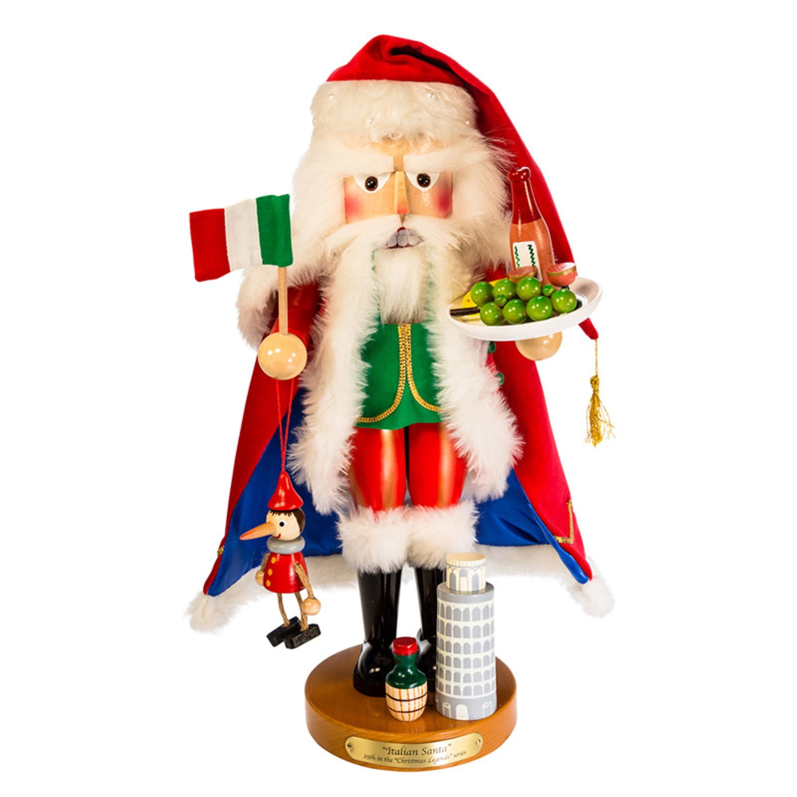 Kurt Adler 18.5-Inch Steinbach Italian Santa Nutcracker - Walmart.com