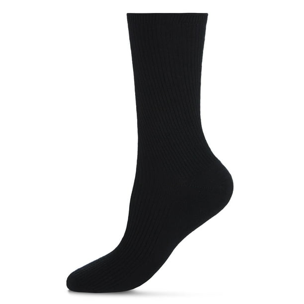 MeMoi Bamboo Blend Flat Ribbed Crew Socks 2-Pack - Mens - Male ...