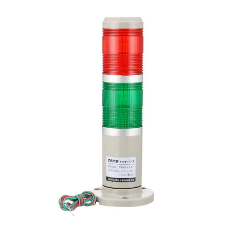 Warning Light Bulb Bright Industrial Signal Tower Lamp DC24V Red Green ...