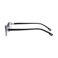 10 Pairs Rimless Blue Light Blocking Reading Glasses Diamond Cut Edge