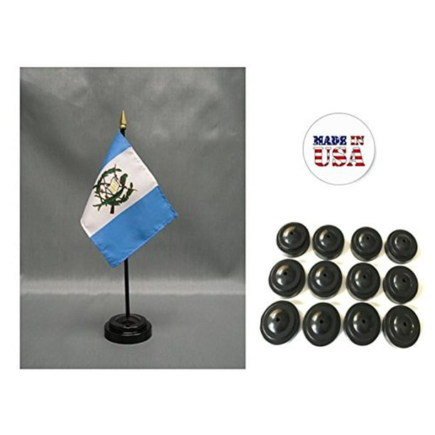 Box of 12 Guatemala 4"x6" Miniature Desk & Table Flags Includes 12 Flag ...