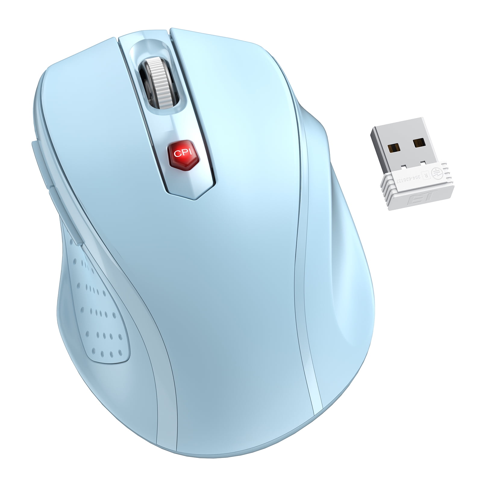 2.4G Wireless Portable Mobile Mouse with USB Receiver Valentine's Day ...