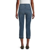 Time and Tru women's High Rise Straight Crop Jean - Walmart.com