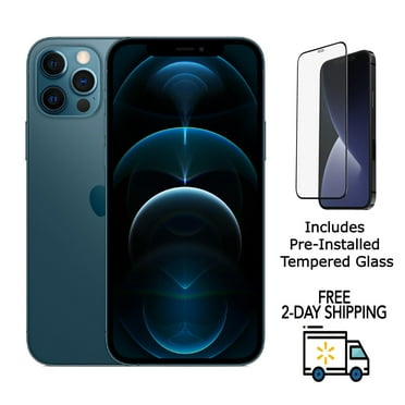 Open Box Apple iPhone 12 Pro - Carrier Unlocked - 256 GB PACIFIC BLUE ...