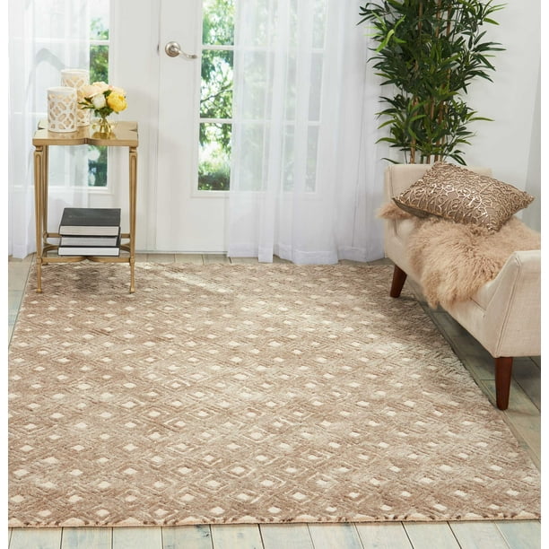 Nourison Modern Deco Taupe Area Rug - Walmart.com - Walmart.com